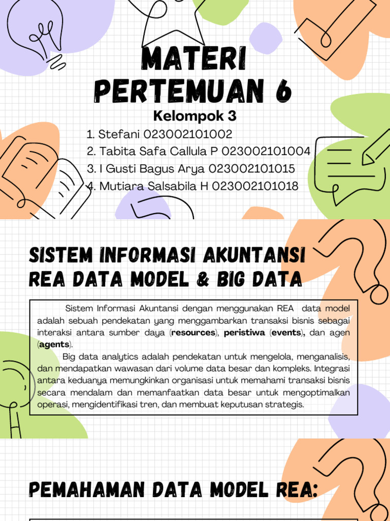 Kelompok 3 Pertemuan 6 Dafa REA Data Model | PDF