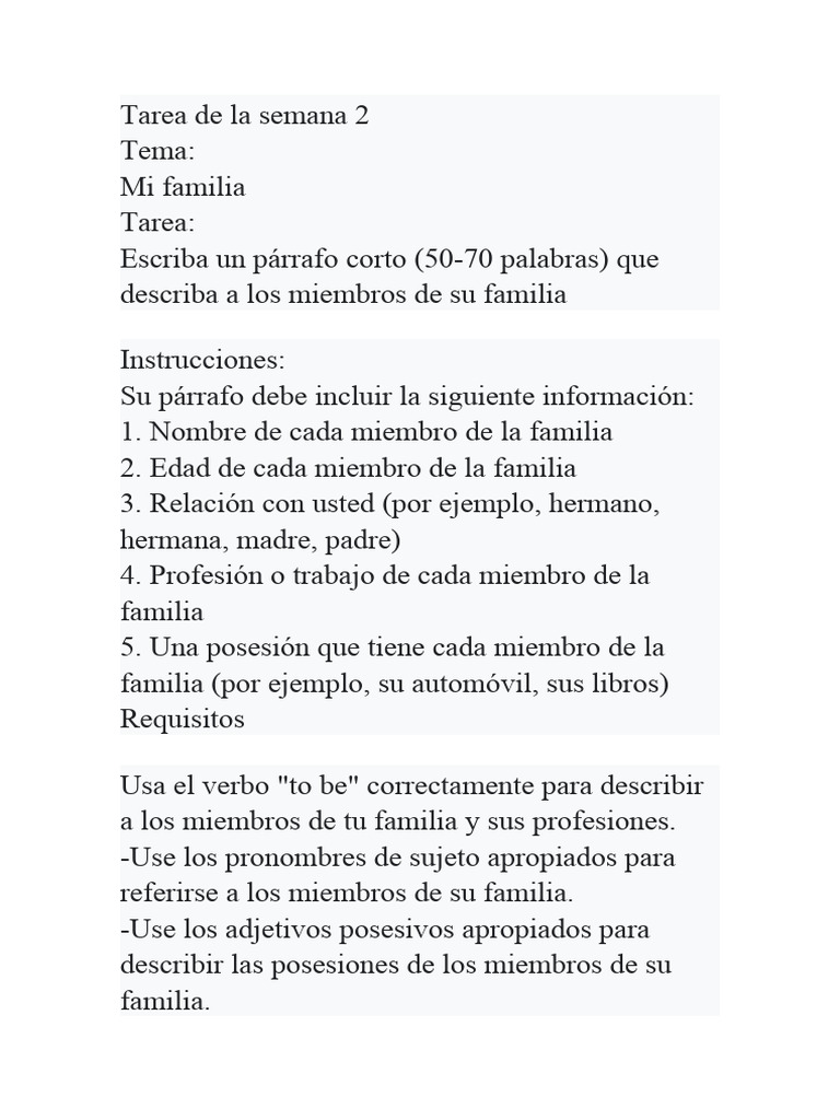 Tarea de La Semana 2 - Osea Week 2 | PDF