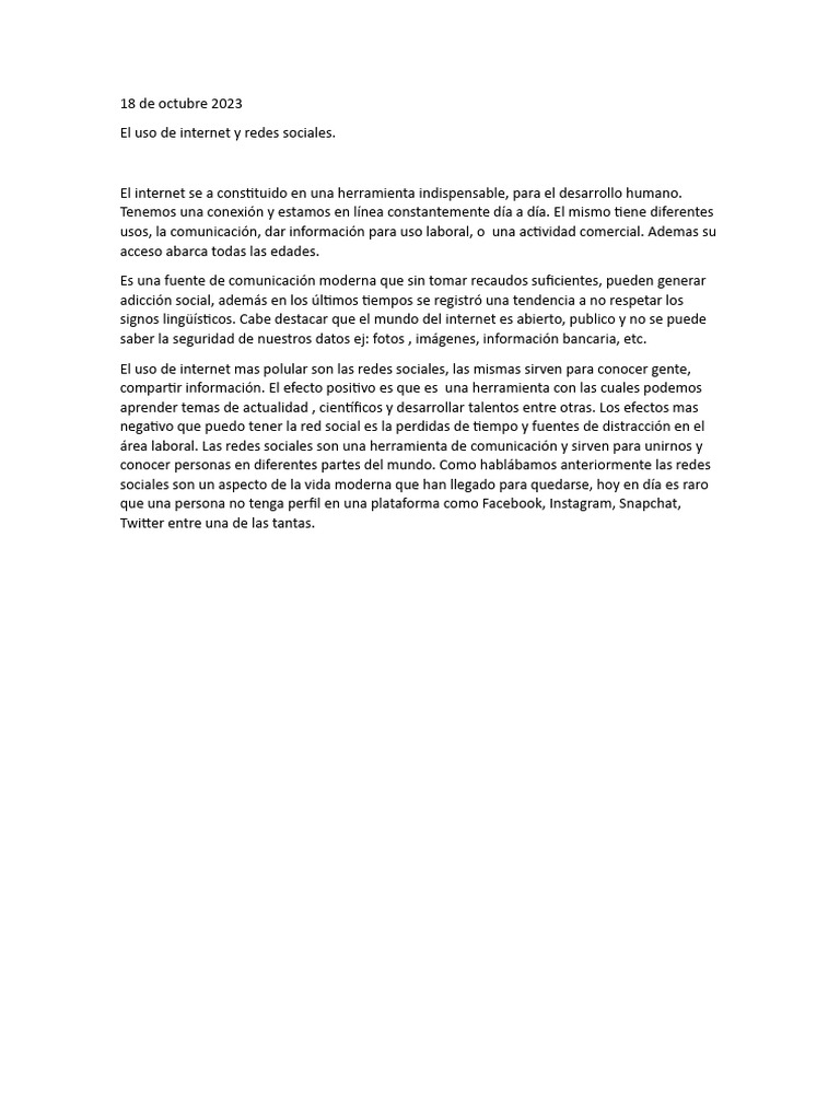 Actividad 2 Redes Sociales | PDF | Ciencias sociales