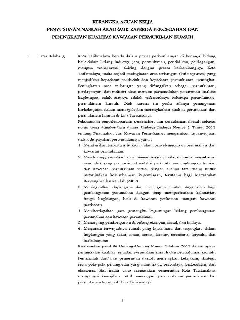 Kak Naskah Akademik | PDF