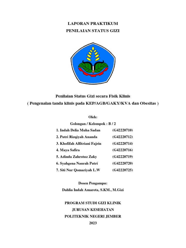 Laprak Psg Klinis | PDF