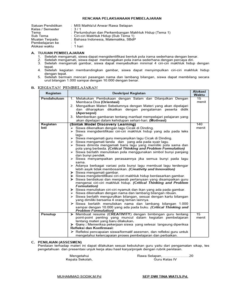 Tema 1 Sub Tema 1 | PDF