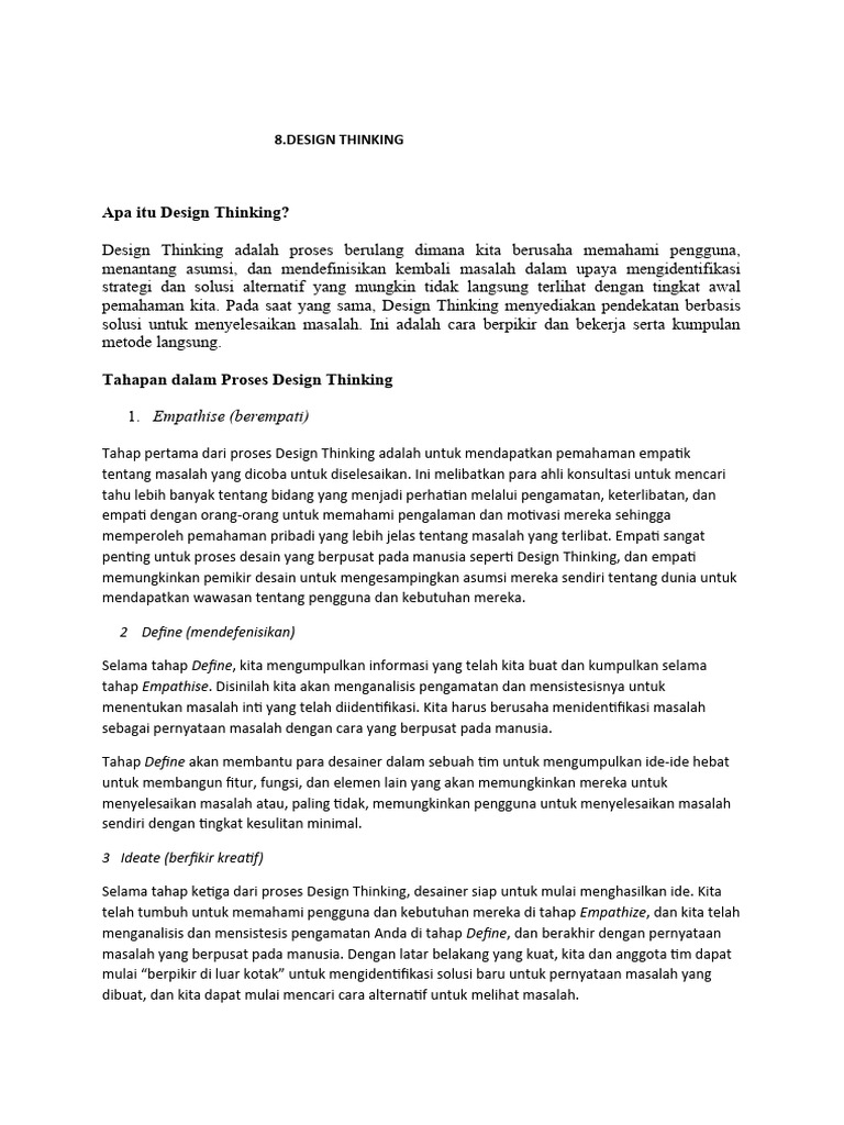 Design Thinking | PDF