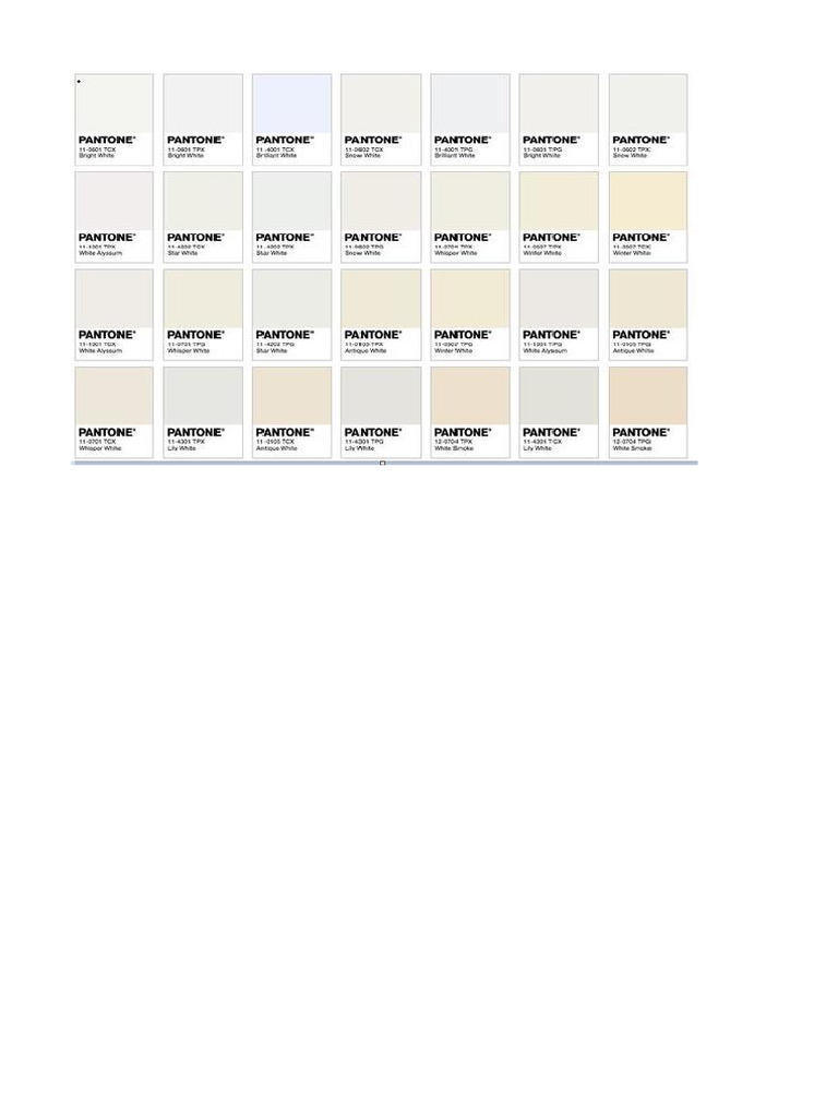 Pantone White | PDF