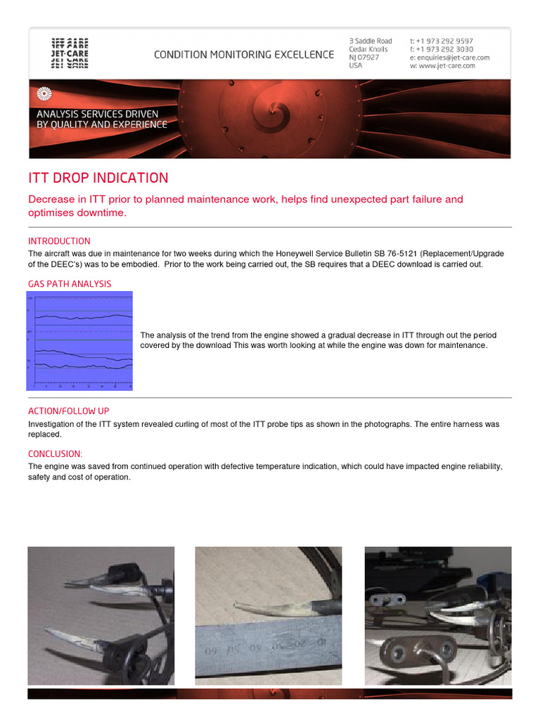 ITT Drop Analysis for Engine Maintenance | PDF
