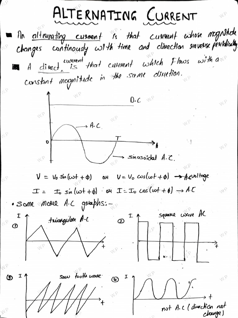 Alternating Current | PDF