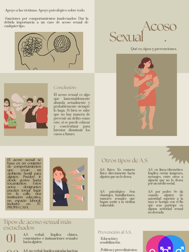 Acoso Sexual Díptico | PDF | Acoso sexual | Justicia