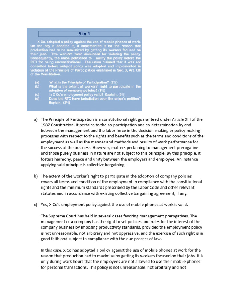 Labor Practice | PDF | Employment | Labour Law