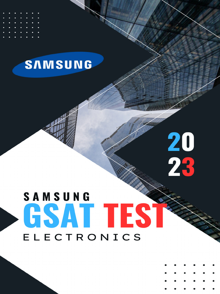 (123doc) - De-Luyen-Thi-Gsat-Samsung-Moi-Nhat-2023-Chuan | PDF