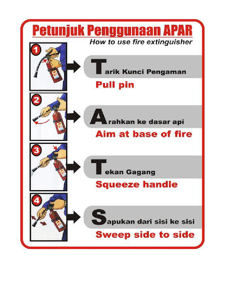 Cara Penggunaan Apar | PDF