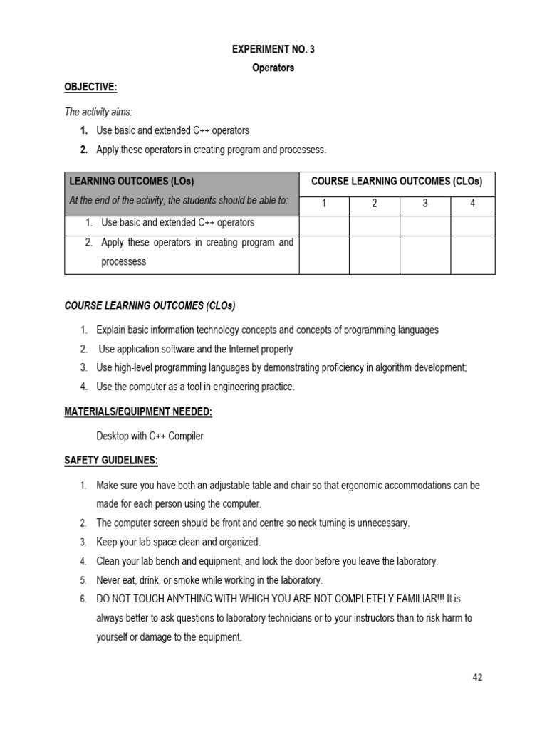 Worksheet - Experiment No. 3 | PDF | Boolean Data Type | Systems ...