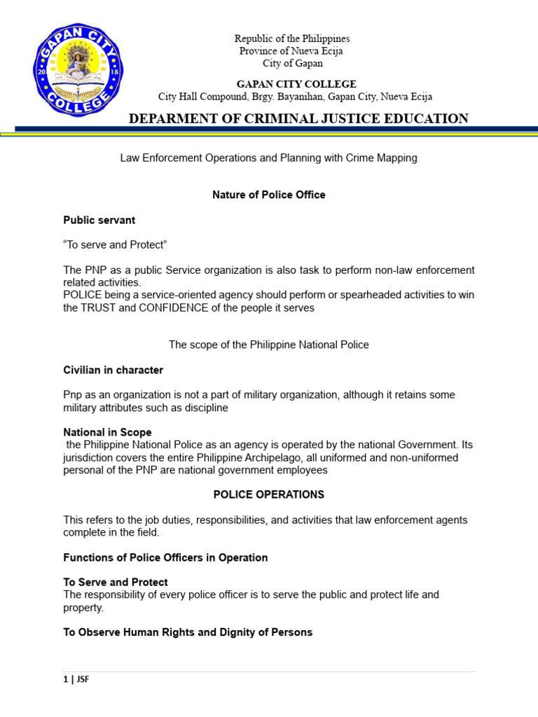 Police Operations and Functions Overview | PDF | Police | Police Dog