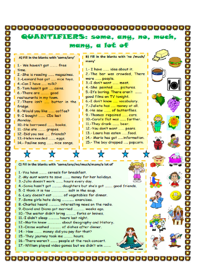 Quantifiers 1 | PDF
