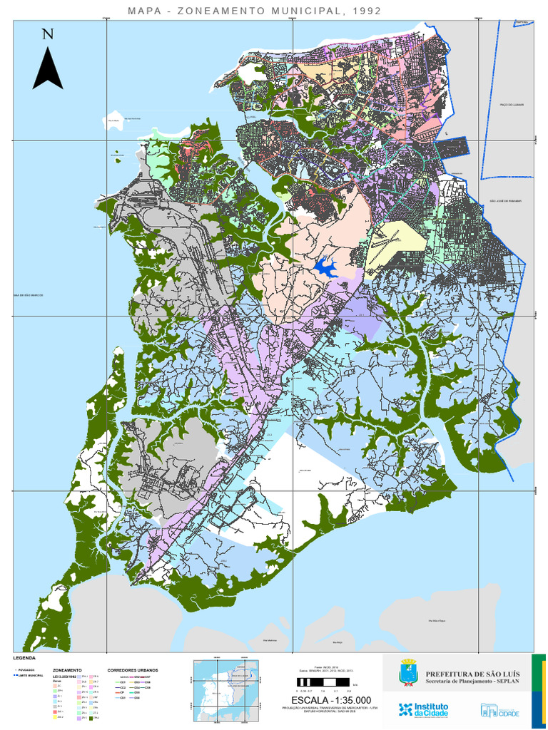 1442 Mapa Zoneamento Lei1992 | PDF