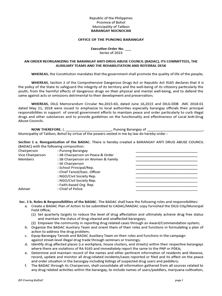 4 Eo Badac | Download Free PDF | Substance Abuse | Government