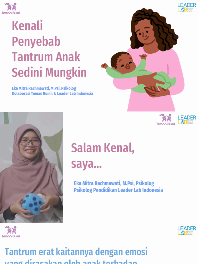 LL_Mengenal Tantrum_materi for Teman Bumil | PDF