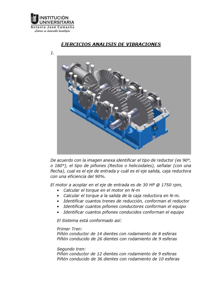 Ejercicios Sobre Analisis de Vibraciones | PDF