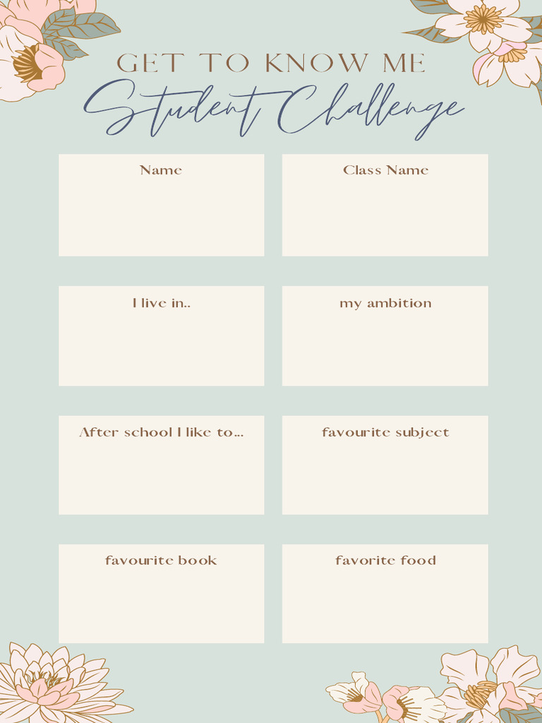 Student Profile and Interests Overview | PDF