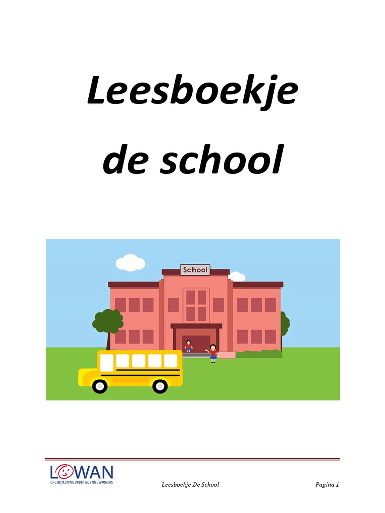 Leesboekje Thema1 de School | PDF