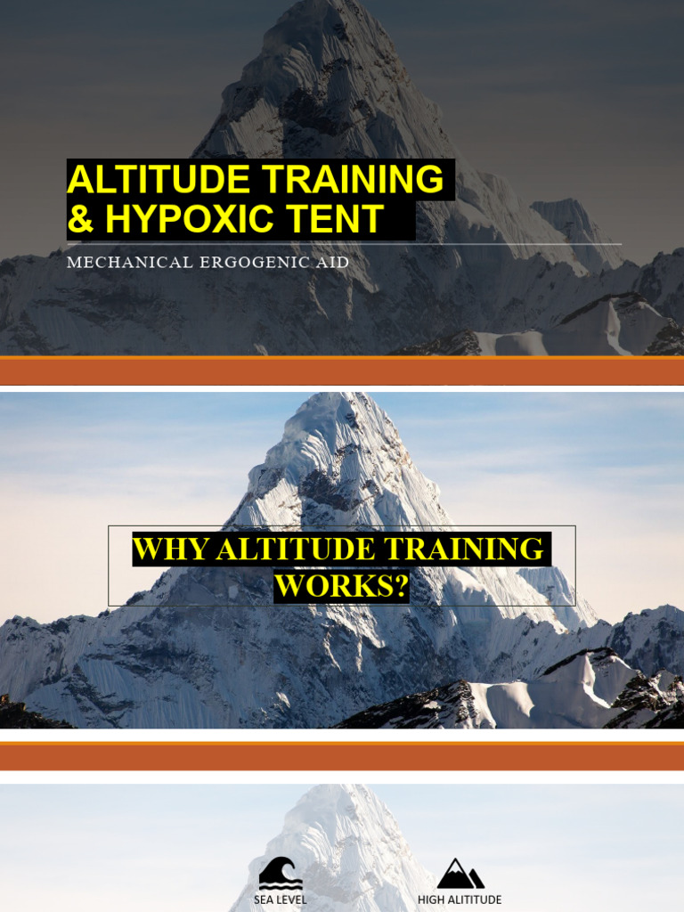 Altitude Training and Hypoxic Tents | PDF