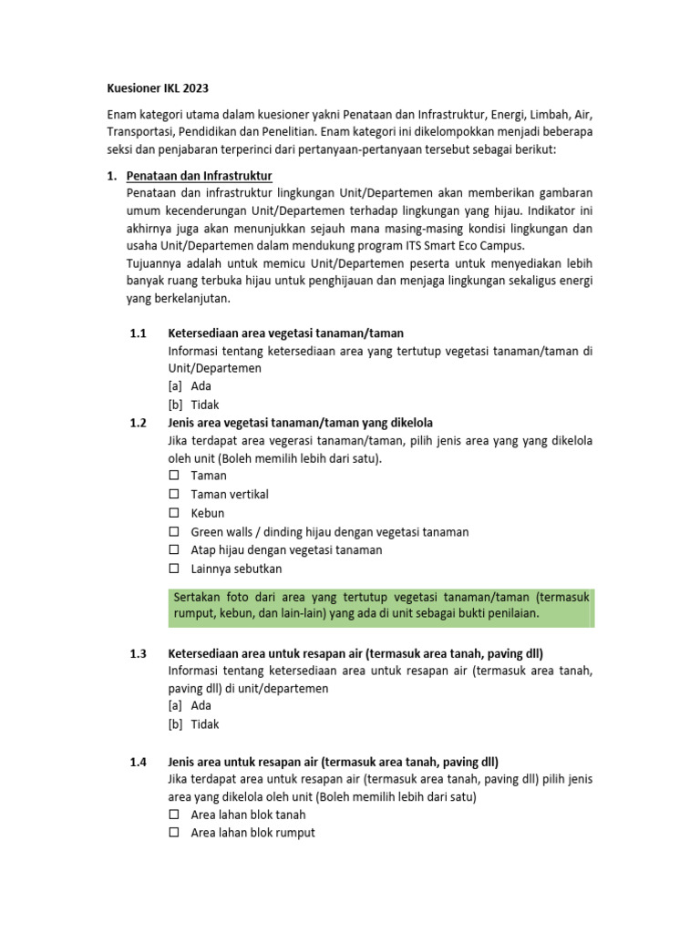 Kuesioner IKL 2023 | PDF | Sains & Matematika | Komputer