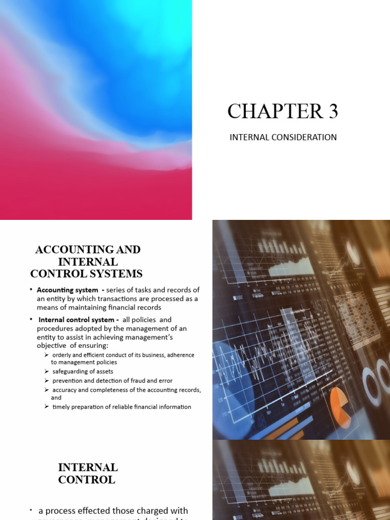 Chapter 3 Internal Control Consideration | PDF | Internal Control | Audit