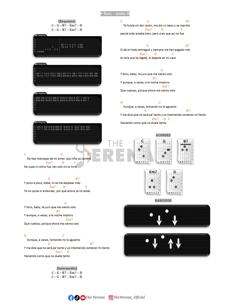 Y Lloro - Junior H | PDF