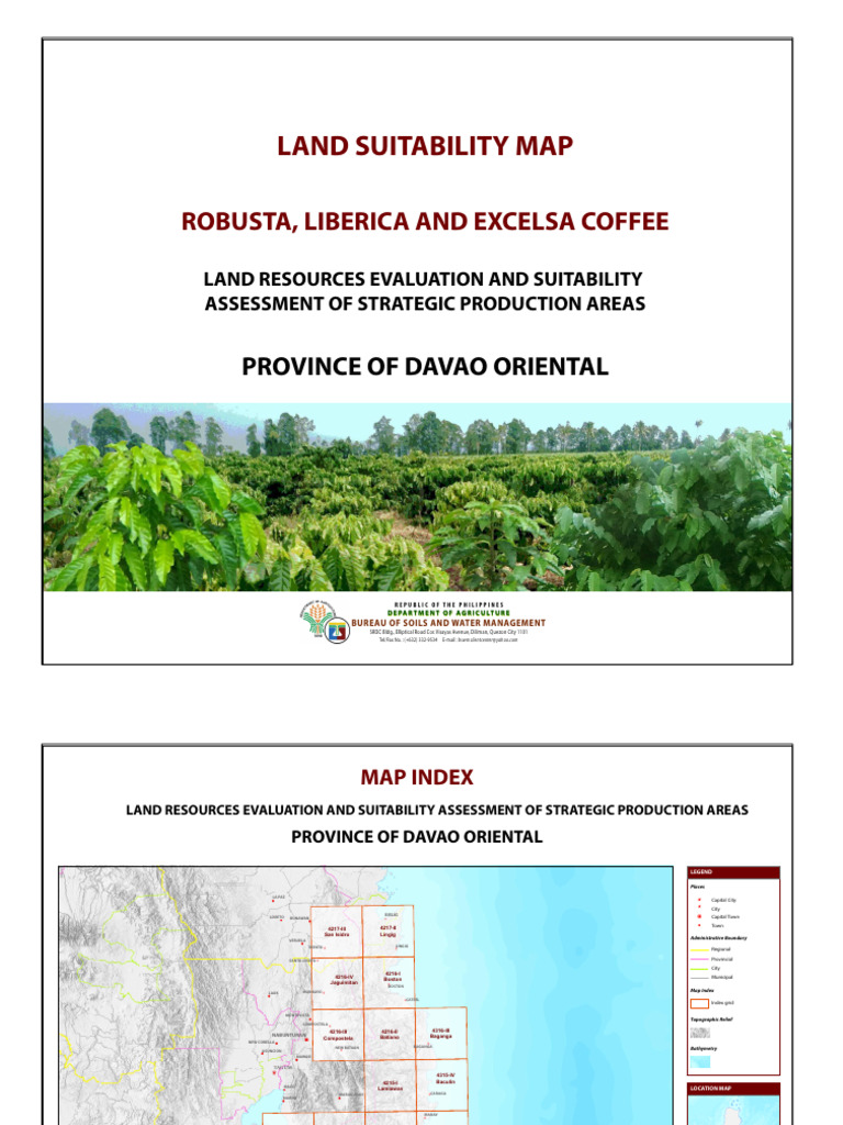 Davao Oriental Suitability Robusta | PDF | Soil | Rain