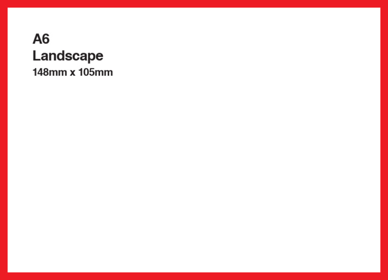 A6 Landscape | PDF