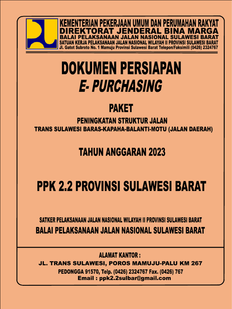 Sampul DOKUMEN KONTRAK | PDF