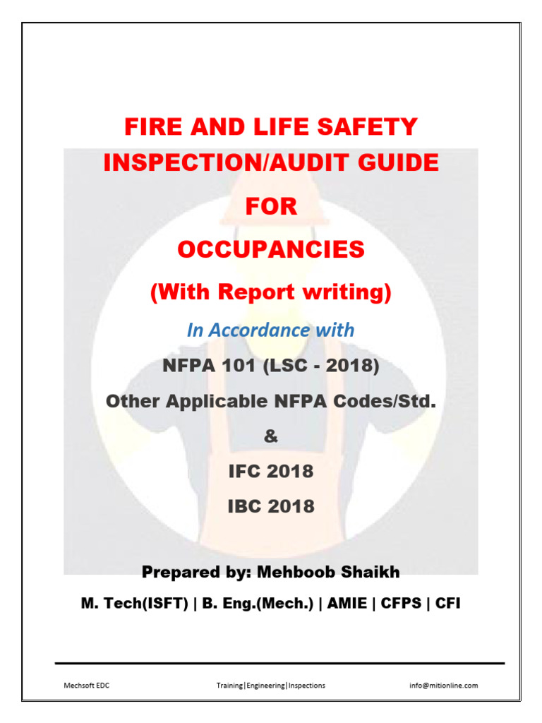 Fire and Life Safety Inspection Audit Guide 1684716582 | Download Free ...