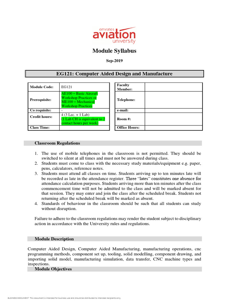 EG121 Computer Aided Design and Manufacture | PDF | Computer Aided Design | Numerical Control