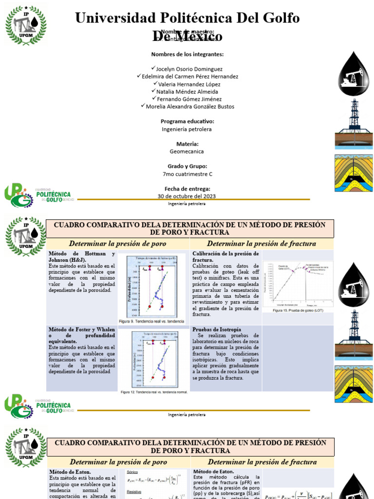Metodos Presion de Poro y Fractura 12 | PDF | Presión | Física Aplicada e Interdisciplinaria