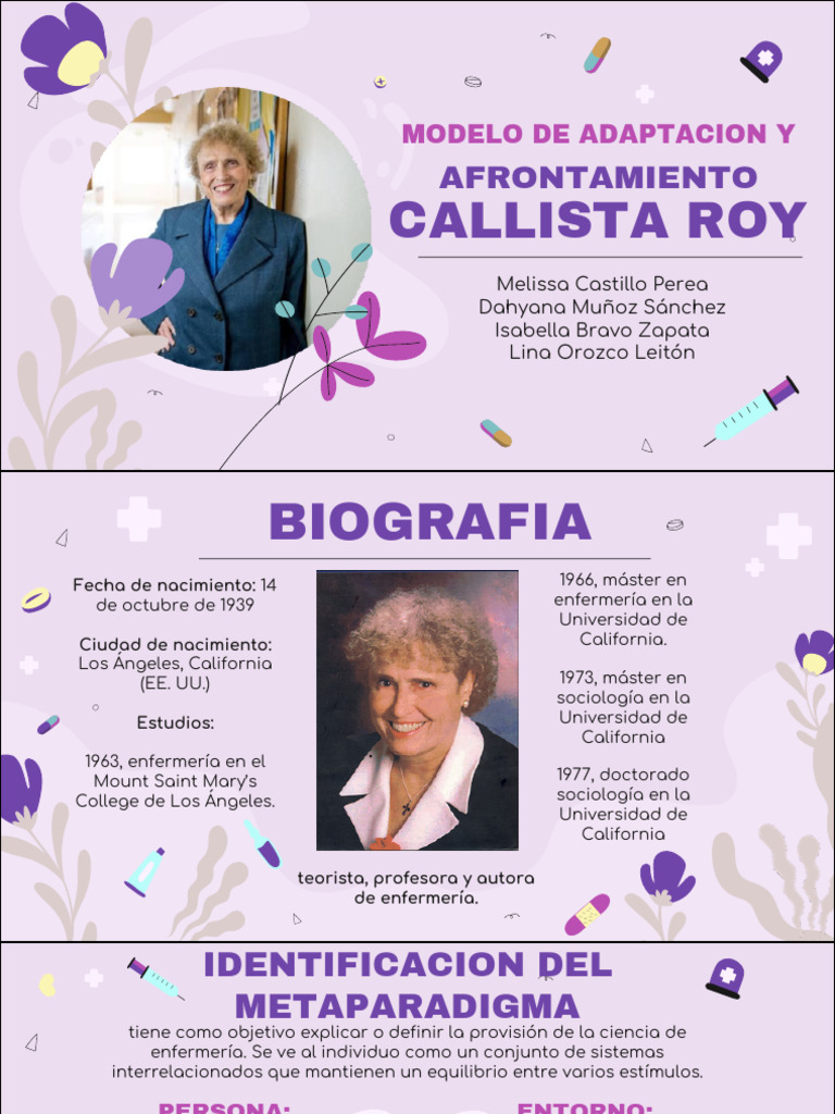Copia de Callista Roy | PDF | Enfermería | Comportamiento