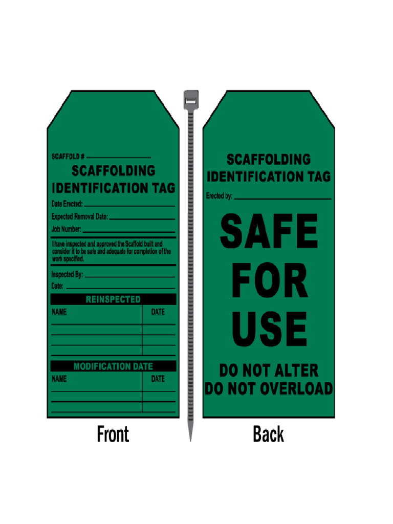 Scaffolding Tags | PDF