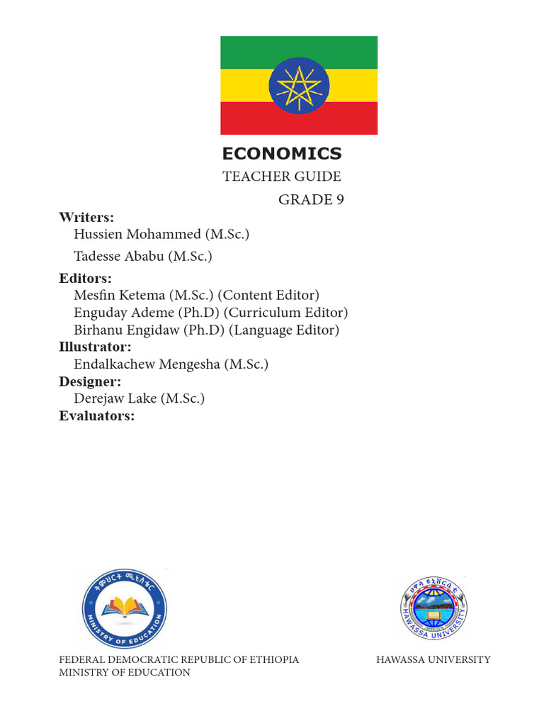 Economics Grade 9 Teacher Guide S TG | PDF | Economics | Methodology