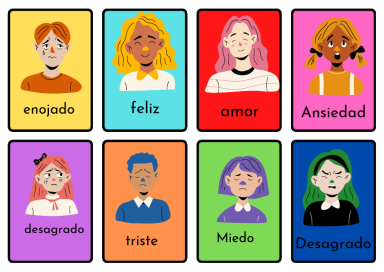 Memorama de Emociones | PDF