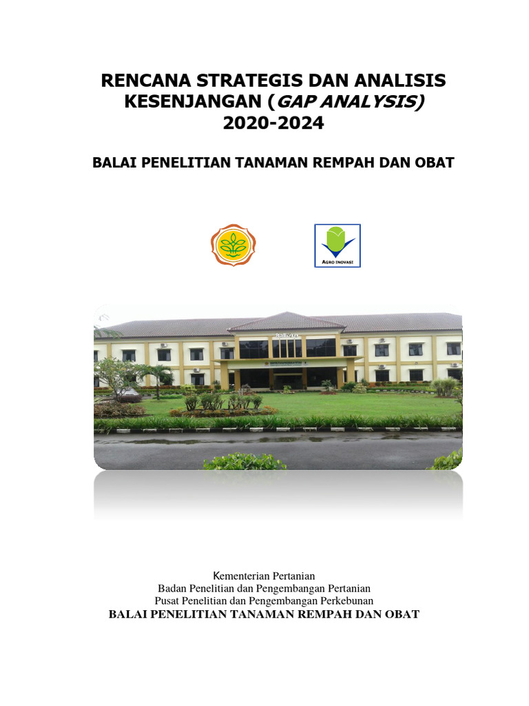 Strategi Balittro 2020-2024: Analisis Kesenjangan | PDF | Bisnis