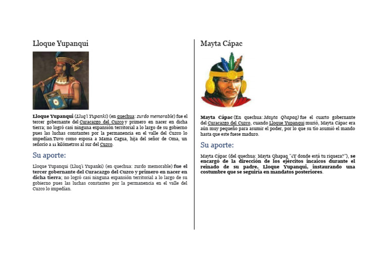 Los 14 Incas 2 Num | PDF