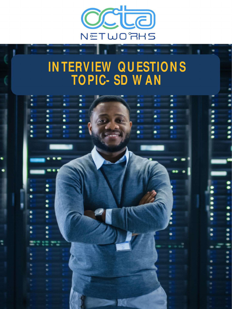 Sdwan Interview Question | PDF | Computer Network | Cloud Computing