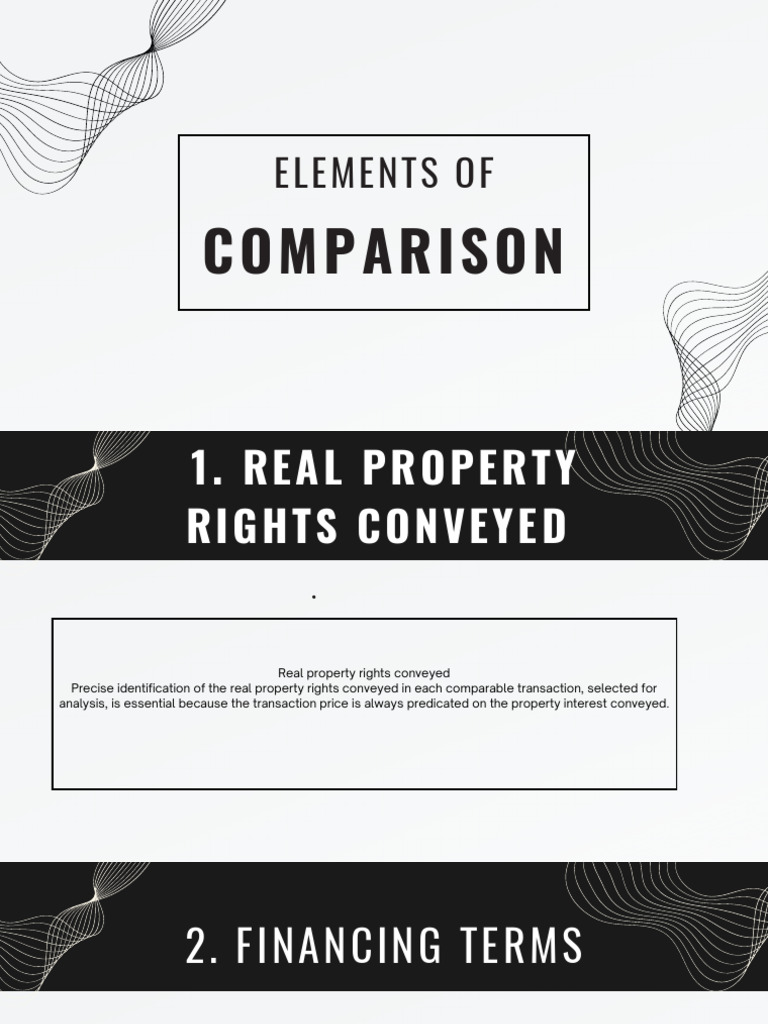 Elements of Comparison | PDF