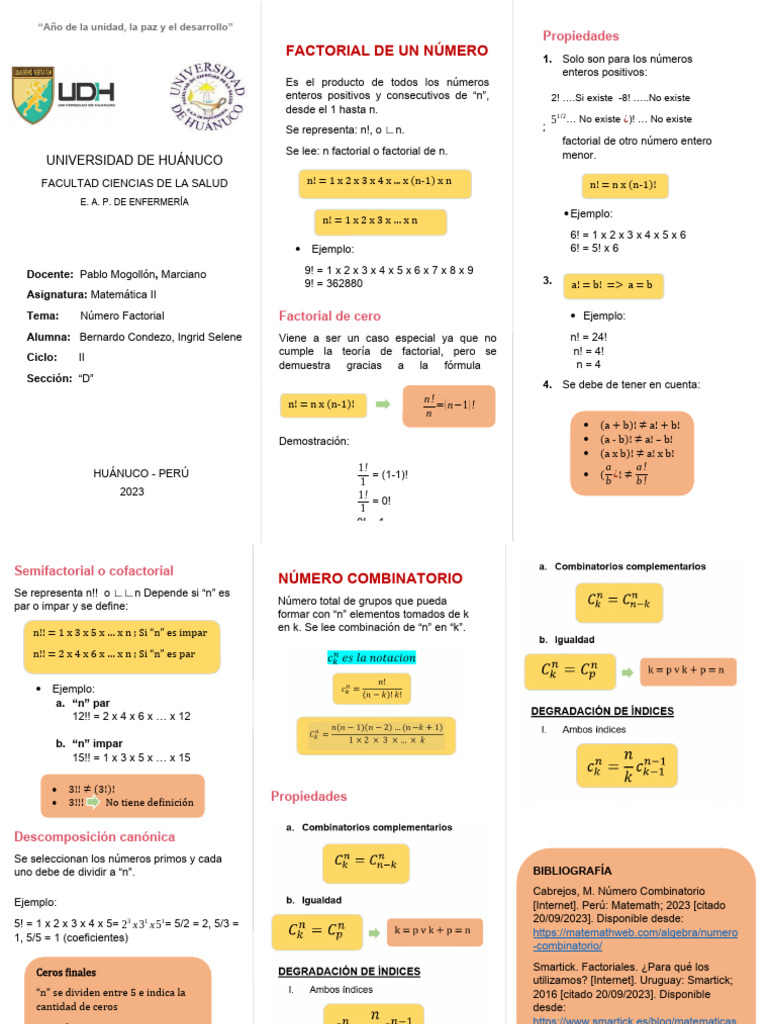 Tríptico Matemática | Descargar gratis PDF | Aritmética | Análisis complejo