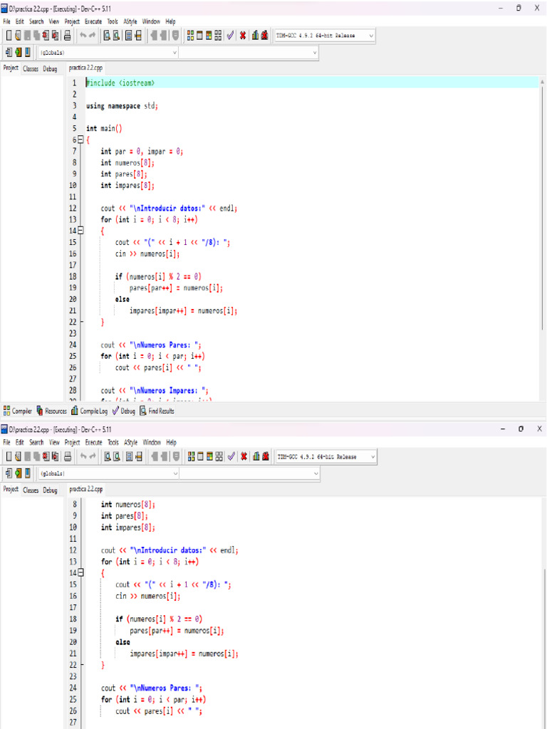 Tarea 2 Pares y Impares | PDF