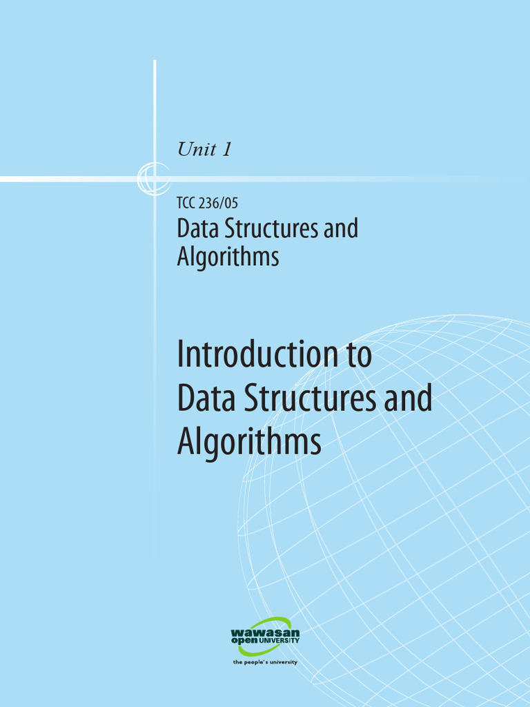 Data Structures Algorithms U1 Pdf Data Type Class Computer