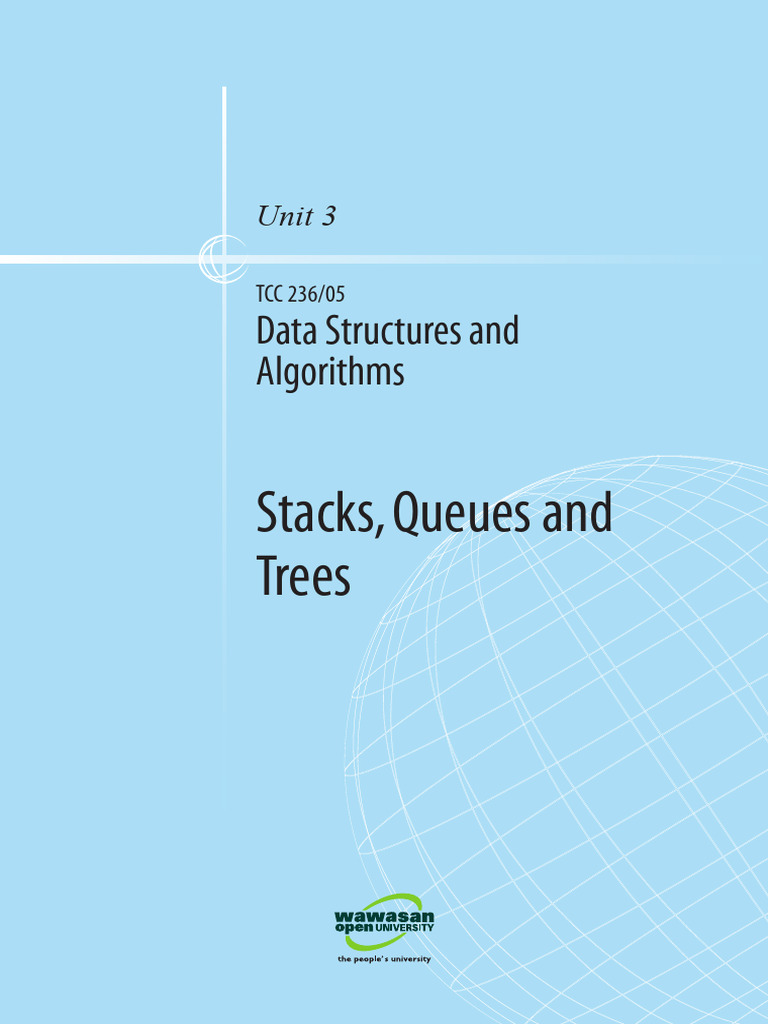 Data Structures Algorithms U3 | PDF | Queue (Abstract Data Type) | Computer Science
