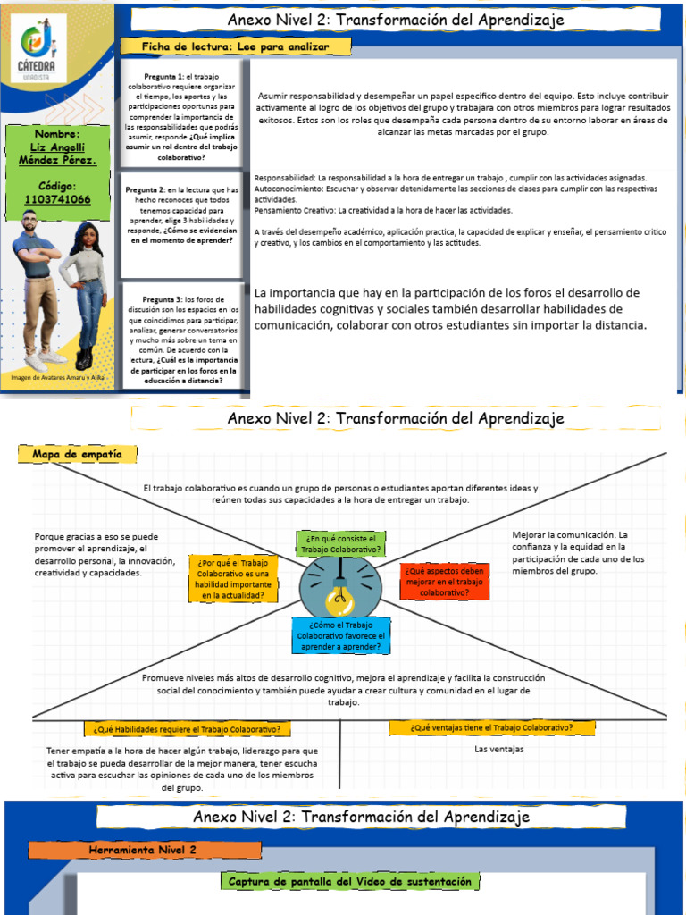 Nivel 2 Catedra | PDF | Aprendizaje | Creatividad