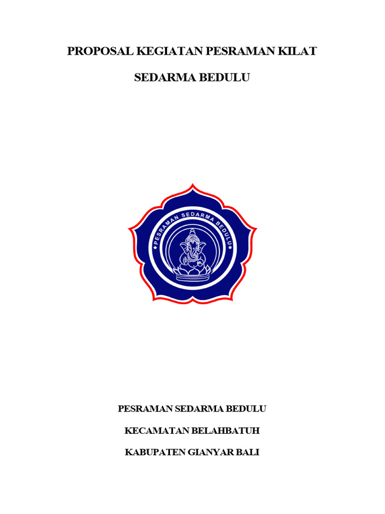 Proposal Kegiatan Pesraman Kilat | PDF