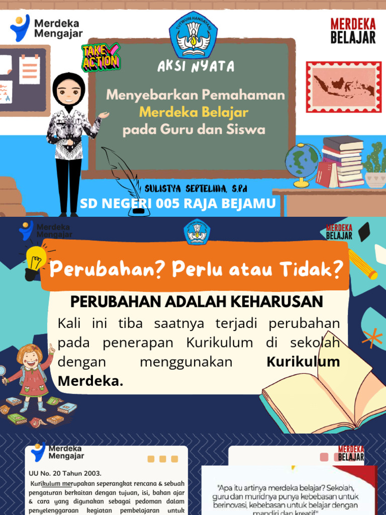 Sulistya Septelina Menyebarkan Pemahaman Merdeka Belajar Pada Guru Dan ...
