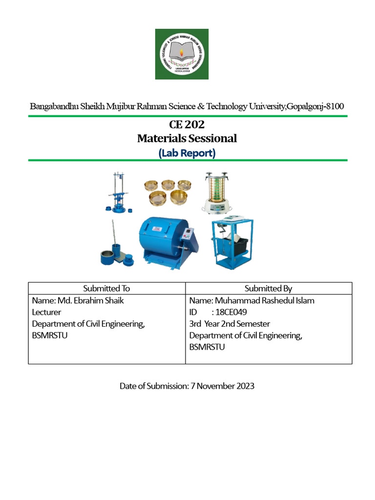 Bangabandhu Sheikh Mujibur Rahman Science and Technology | PDF ...