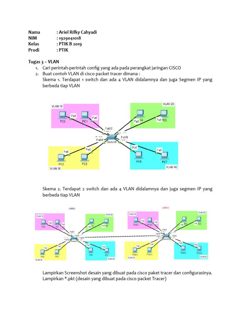 Tugas - 3 VLAN | PDF
